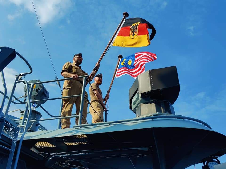 German Frigate "Bayern“ Conducts Passage Exercise with the Royal ...