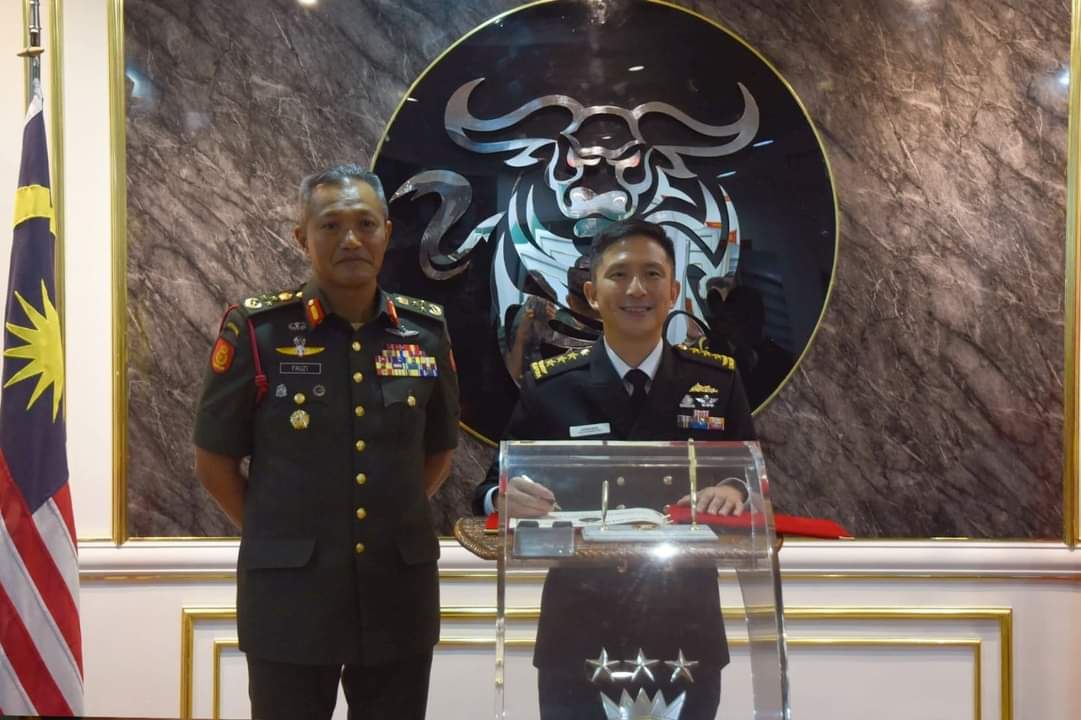 Singapore Chief of Defence Force Visits Malaysia - MY Military Times